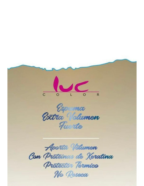 Espuma Extra Volumen Fuerte LUC Color 160 ml